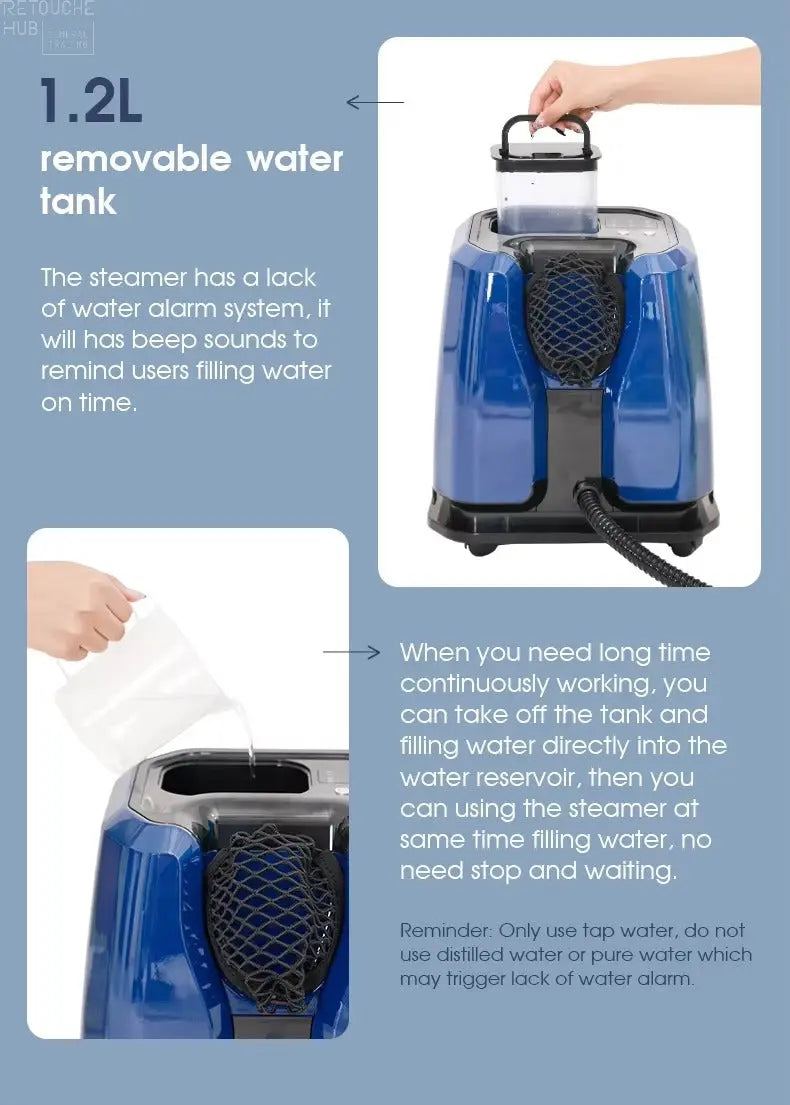 High Pressure Steam Cleaner | 5 Bar | 2200 W - Retouche Hub General ...