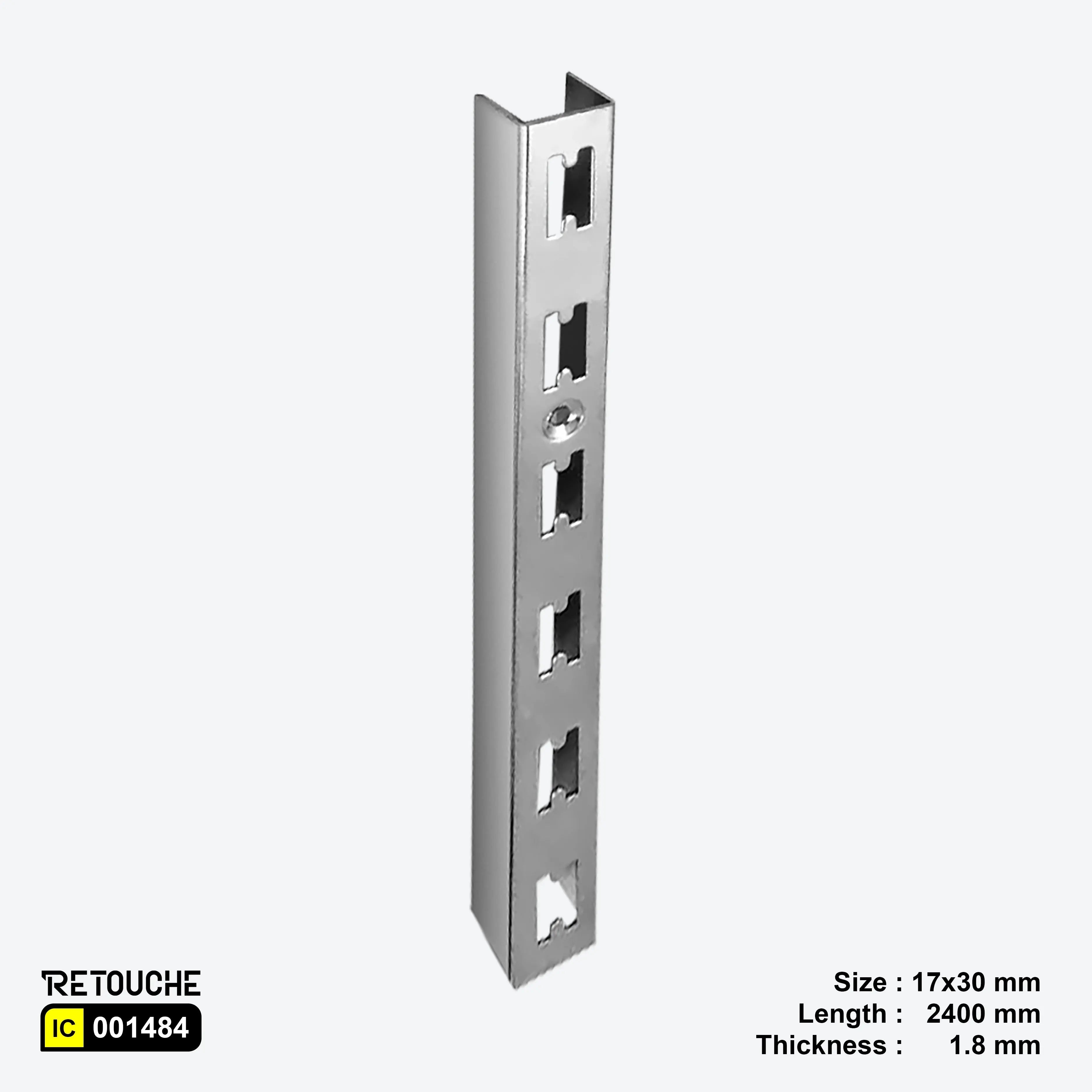 Upright H-shaped Slotted Channel, Metal - Retouche Hub General Trading ...